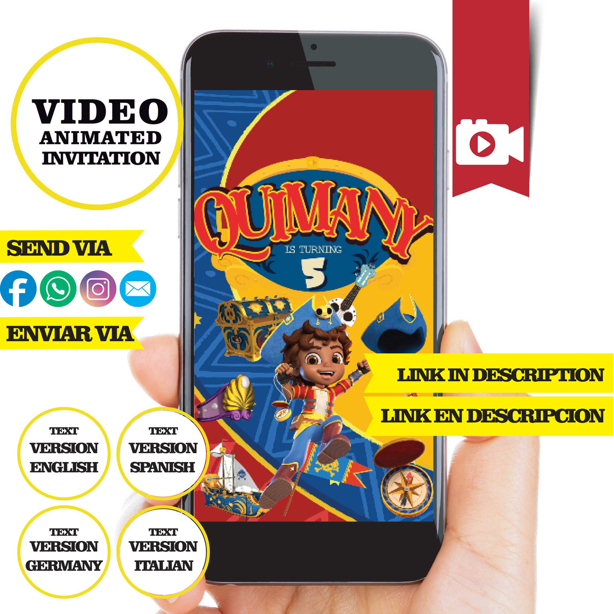 Santiago Of The Seas Animated Video Invitation Phigraphic