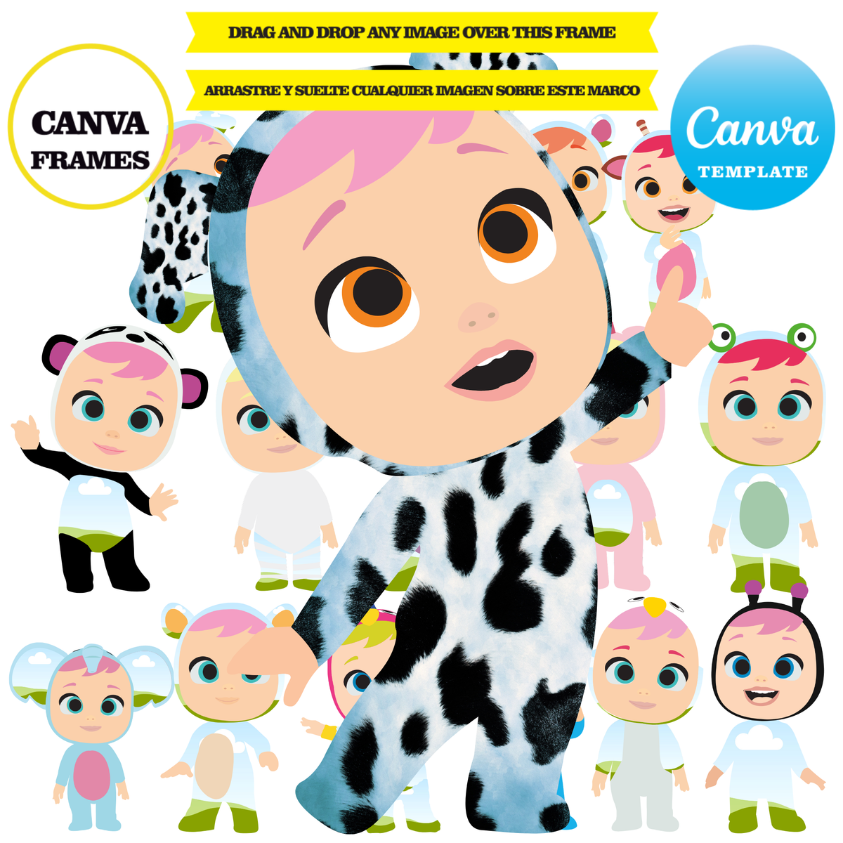 Cry Babies, clipart SVG, PDF vector, PNG (transparent background ...