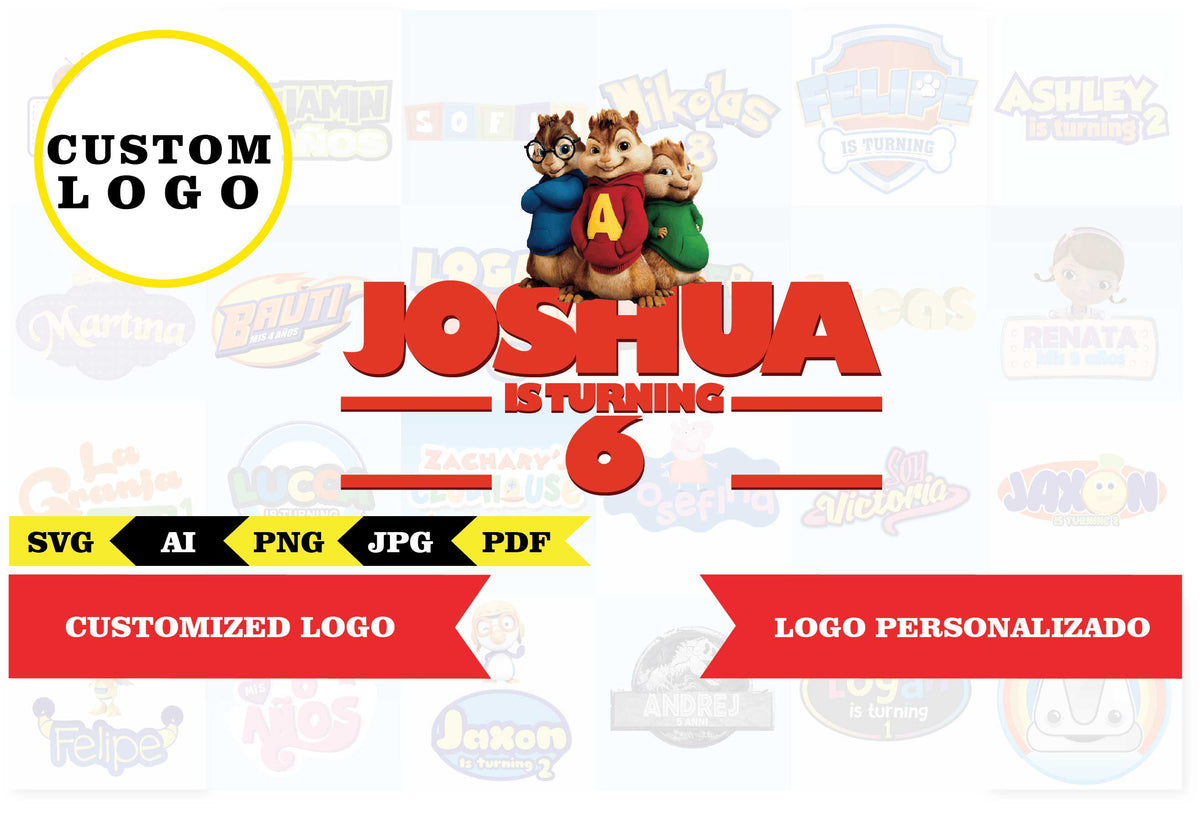 Alvin and the chipmunks - Custom Logo Design | Phigraphic