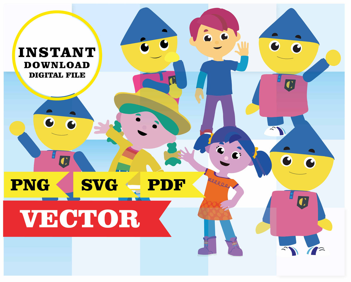 Charlie colorform city clipart | Phigraphic