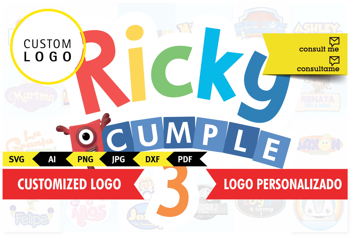 Numberblocks - Custom Logo Design | Phigraphic