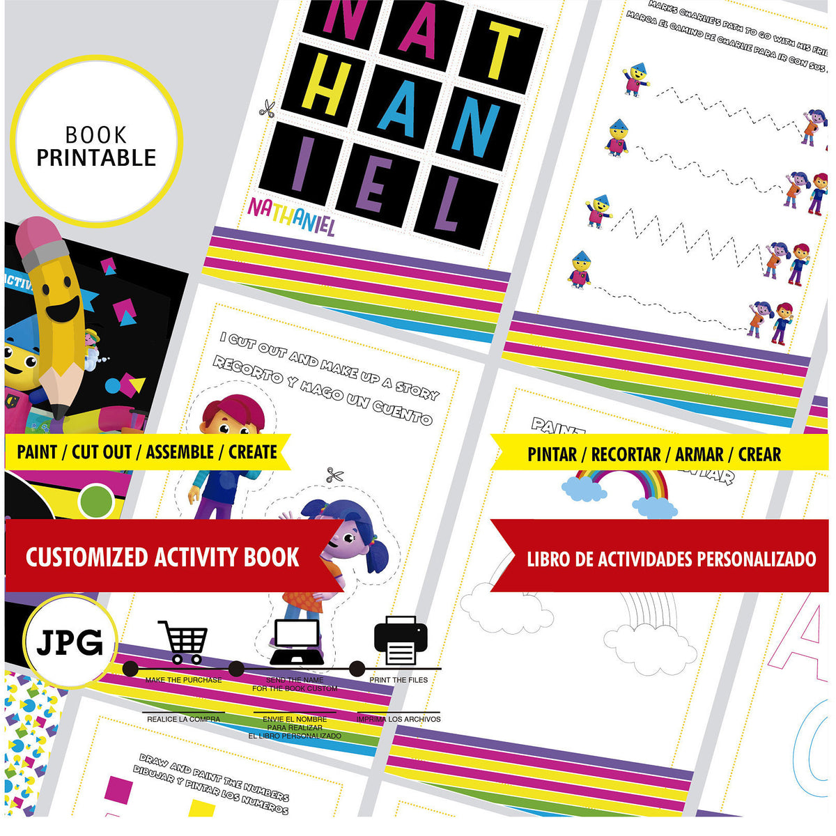 Charlie villa color, libro de actividades de Charlie, 14 Archivos JPG ...