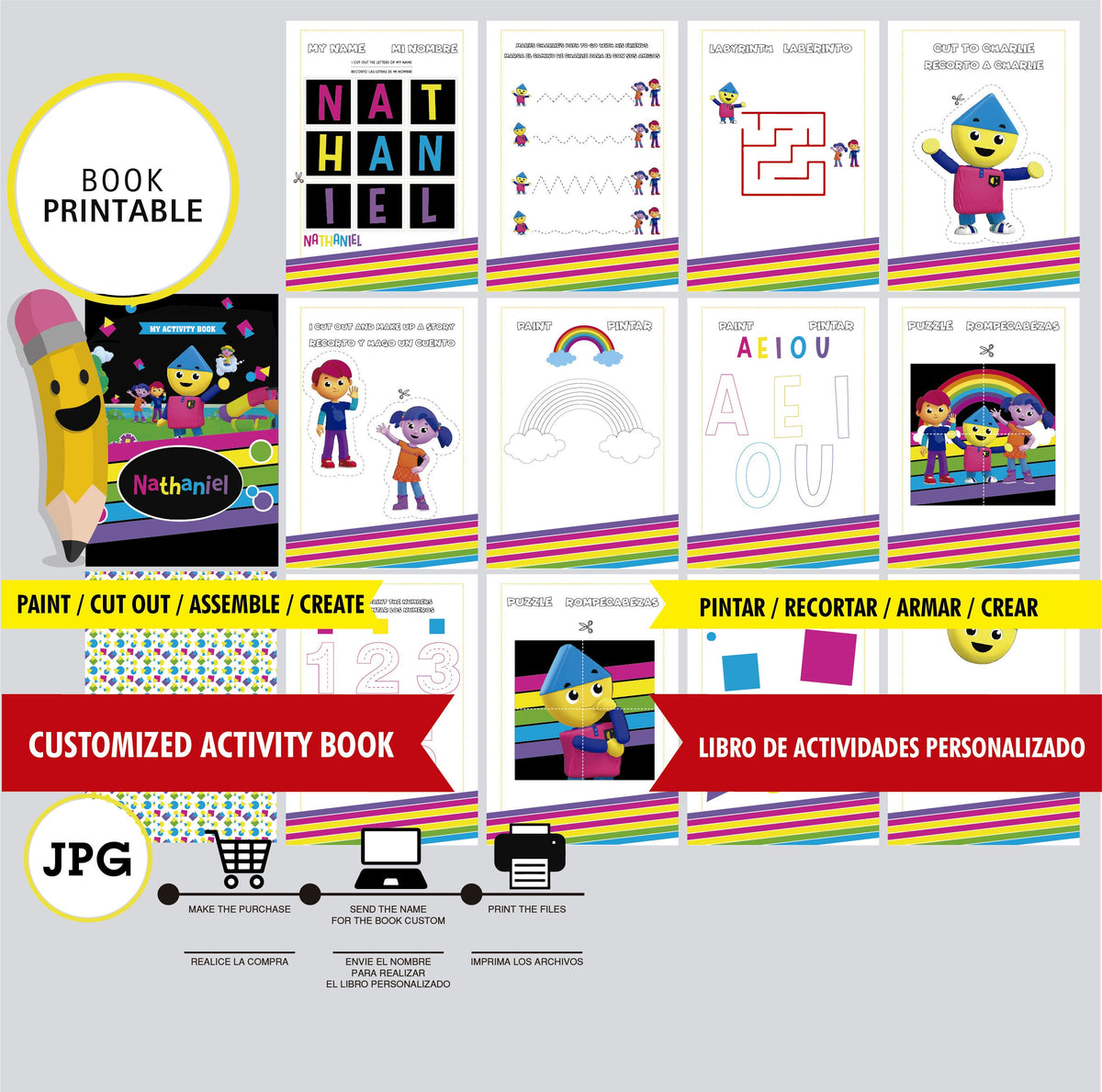 Charlie villa color, libro de actividades de Charlie, 14 Archivos JPG ...