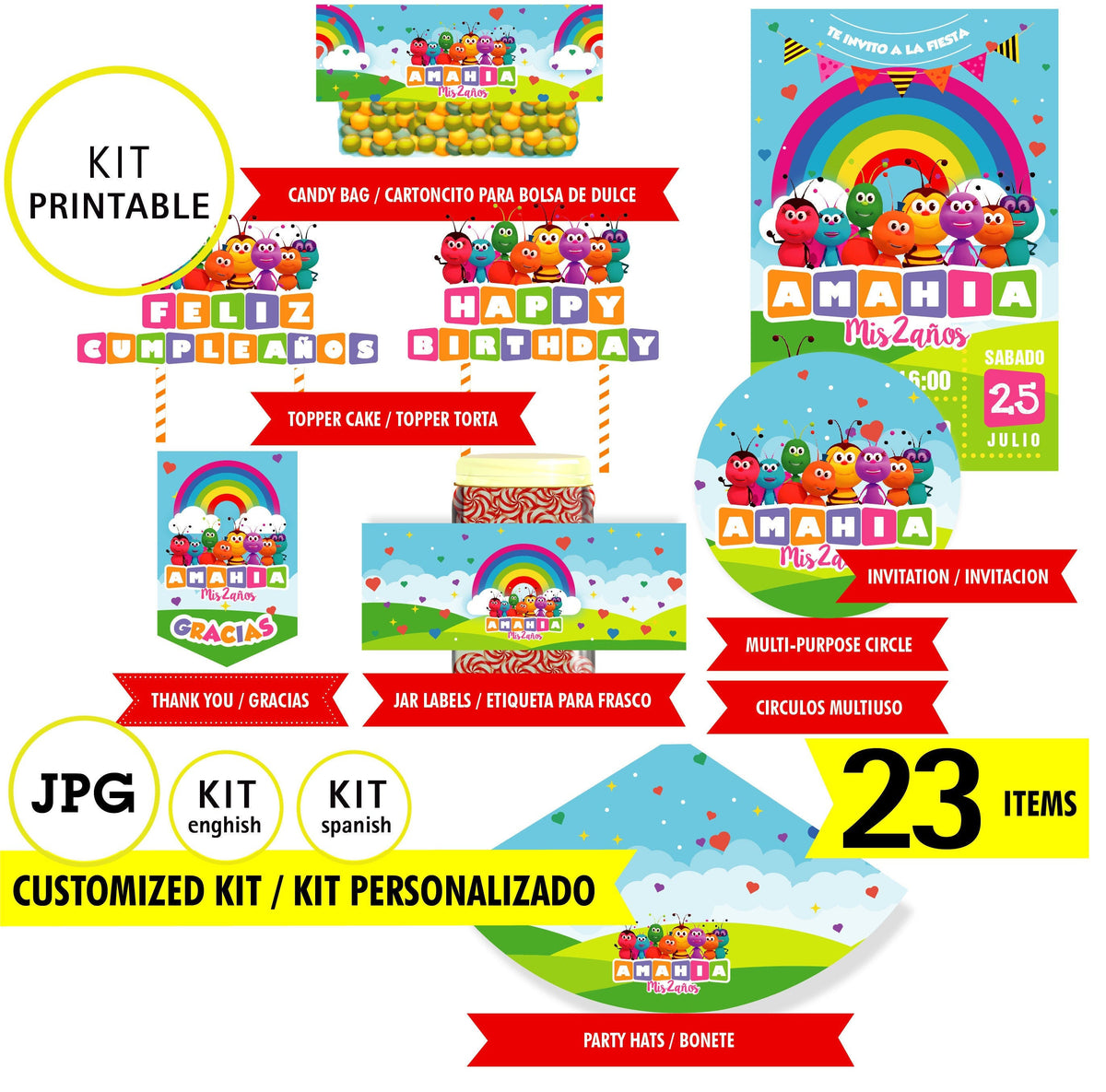 Bichikids, printable kit | Phigraphic