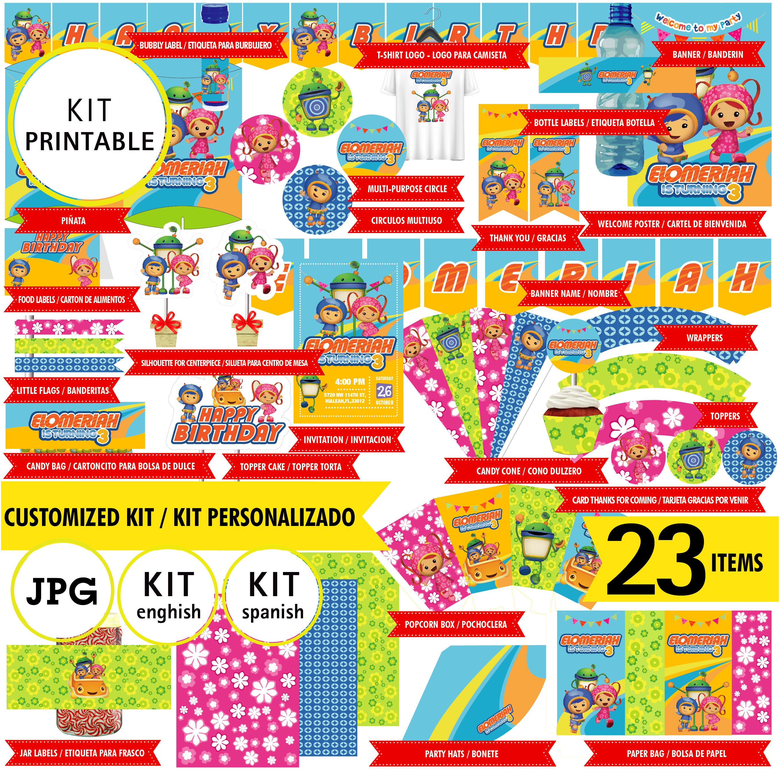Equipe Umizoomi Pinata